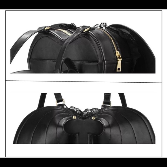 Bags | Mini Bat Wing Backpack With Lace Trim | Poshmark